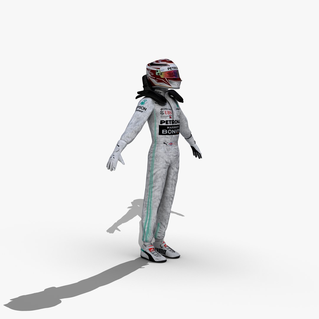 3D Lewis Hamilton 2019 Model - TurboSquid 1433657