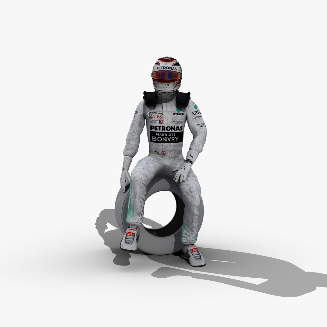 3D Lewis Hamilton 2019 Model - TurboSquid 1433657