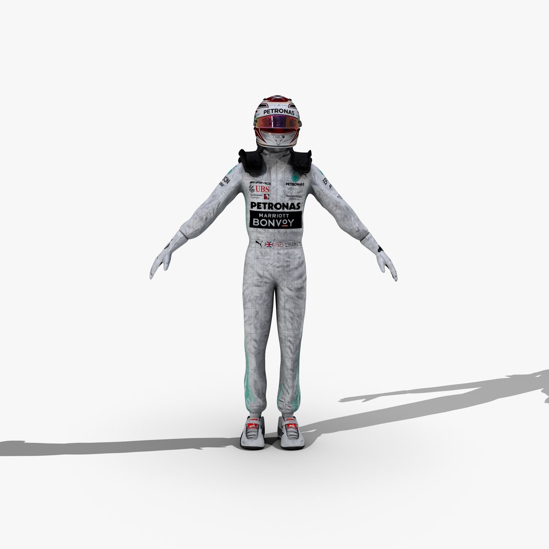 3D Lewis Hamilton 2019 Model - TurboSquid 1433657