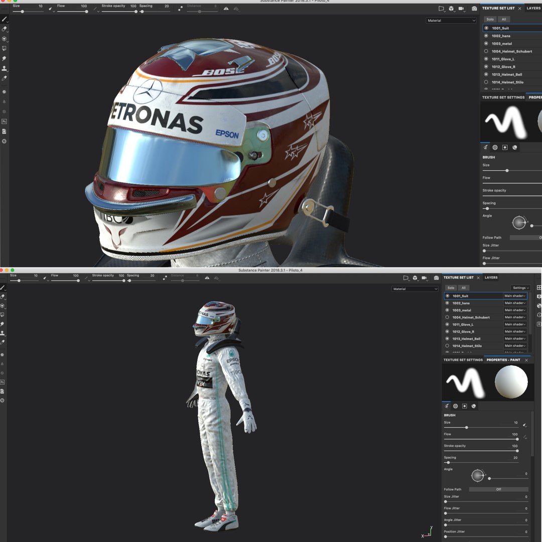 3D Lewis Hamilton 2019 Model - TurboSquid 1433657