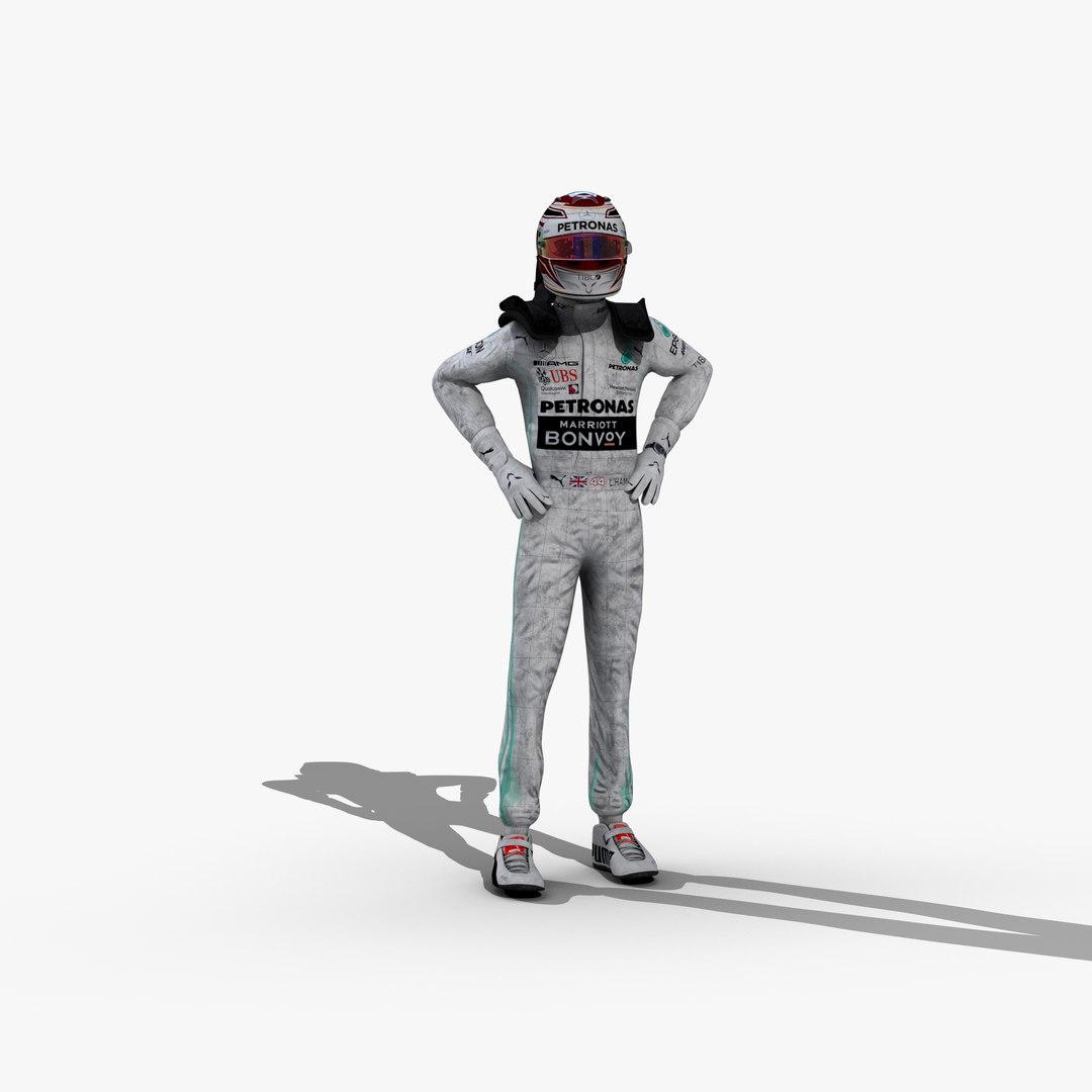 3D Lewis Hamilton 2019 Model - TurboSquid 1433657