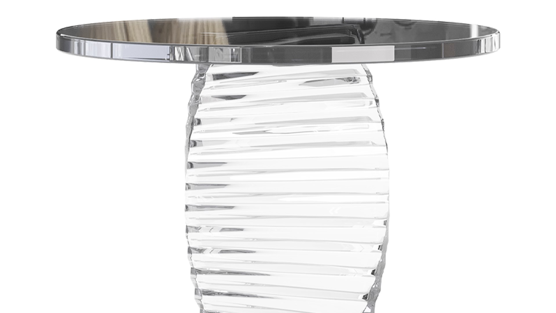 3D Simple Swirl Side Table Model - TurboSquid 2231765