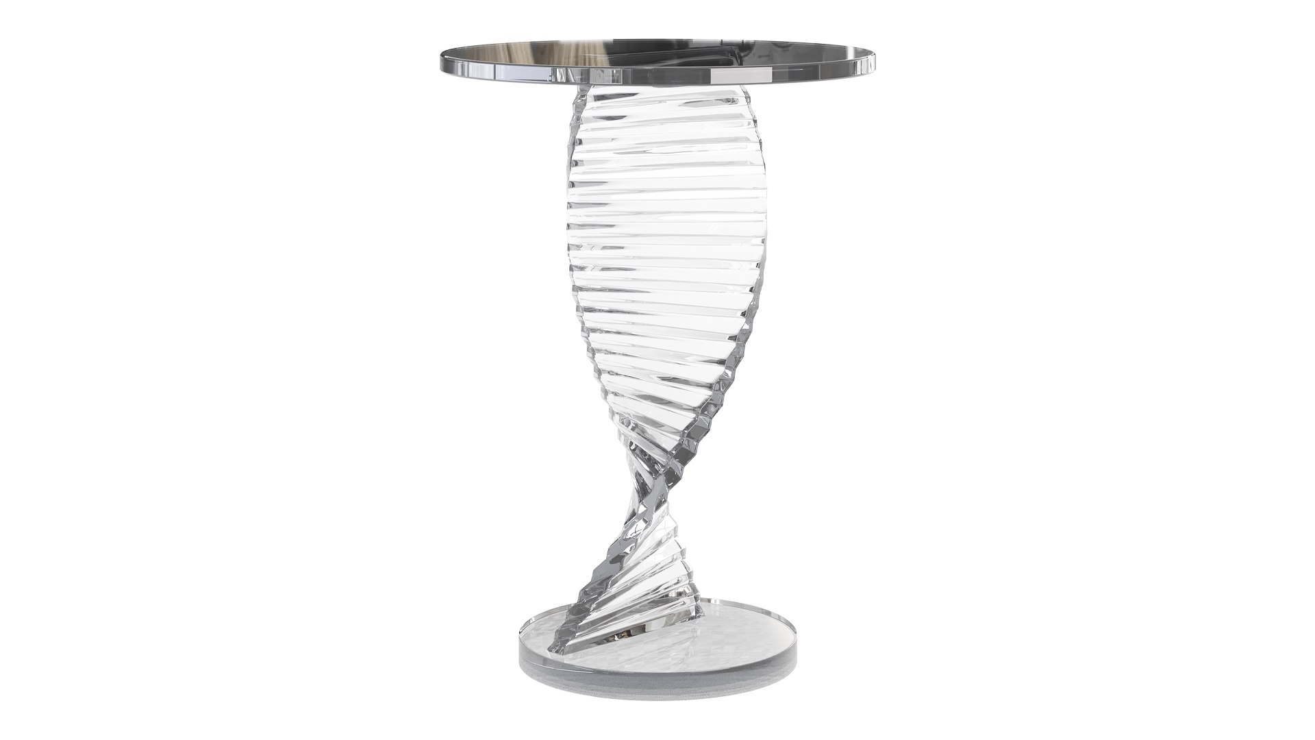 3D Simple Swirl Side Table Model - TurboSquid 2231765