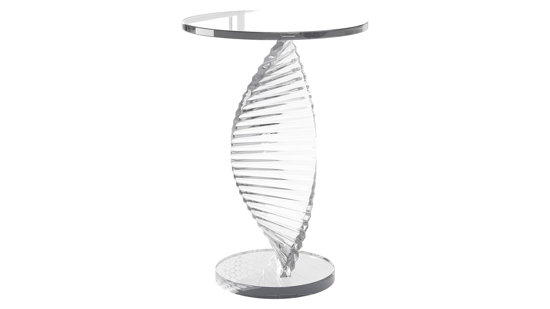 3D Simple Swirl Side Table Model - TurboSquid 2231765