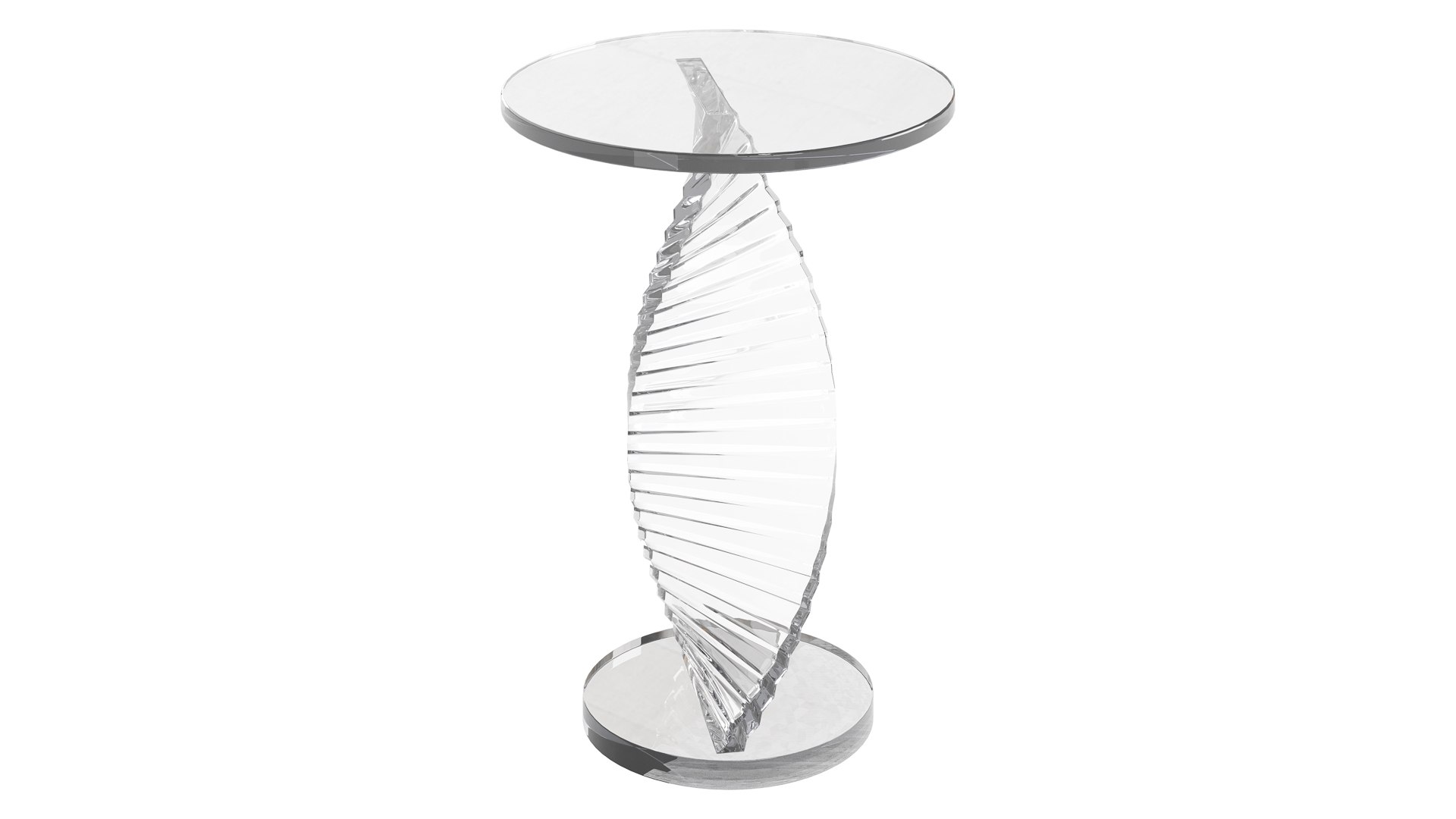 3D Simple Swirl Side Table Model - TurboSquid 2231765