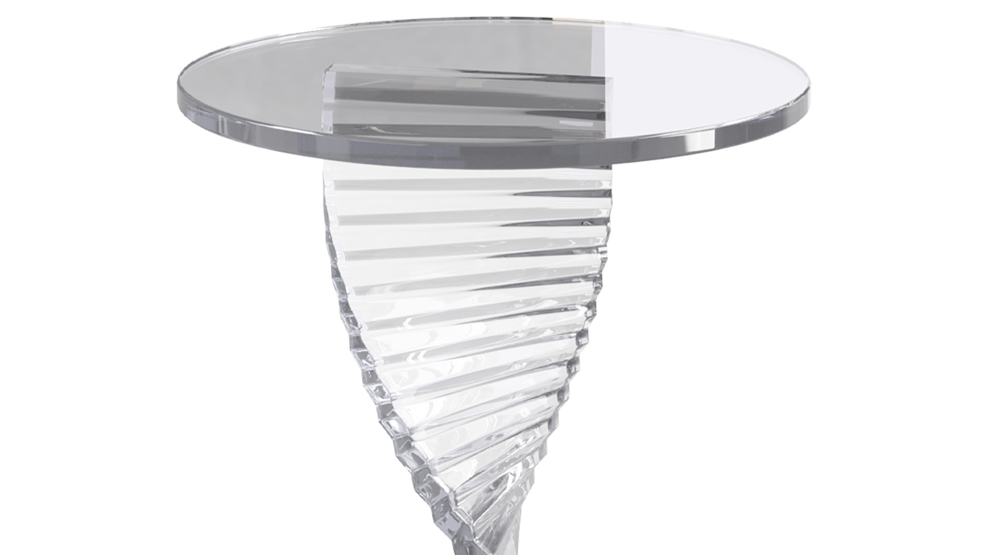 3D Simple Swirl Side Table Model - TurboSquid 2231765
