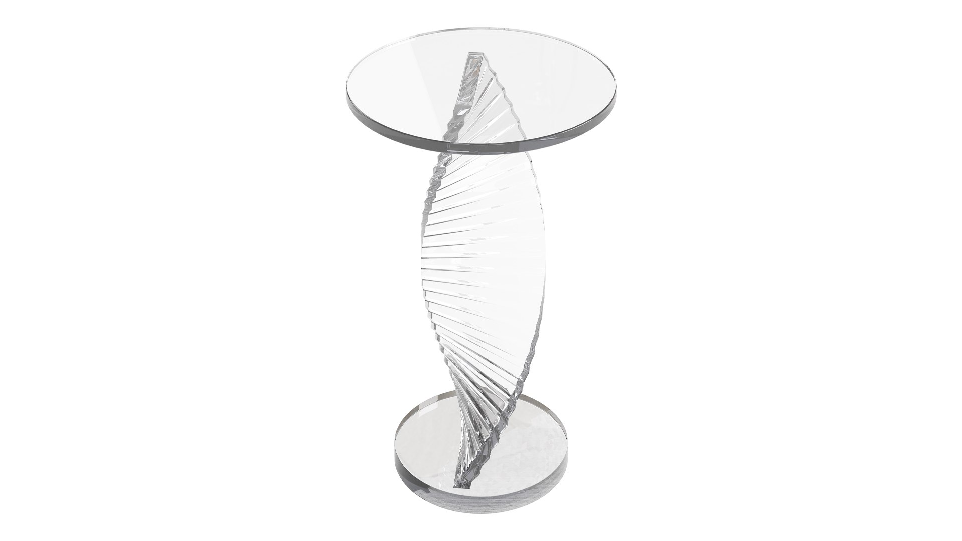 3D Simple Swirl Side Table Model - TurboSquid 2231765