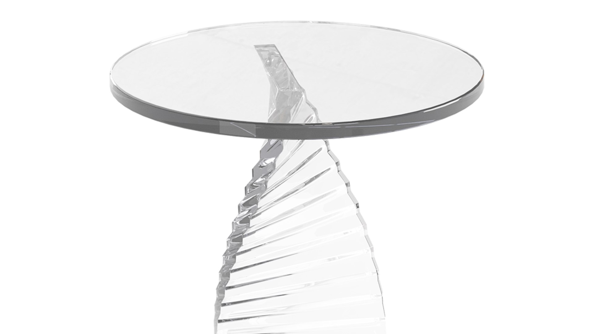 3D Simple Swirl Side Table Model - TurboSquid 2231765