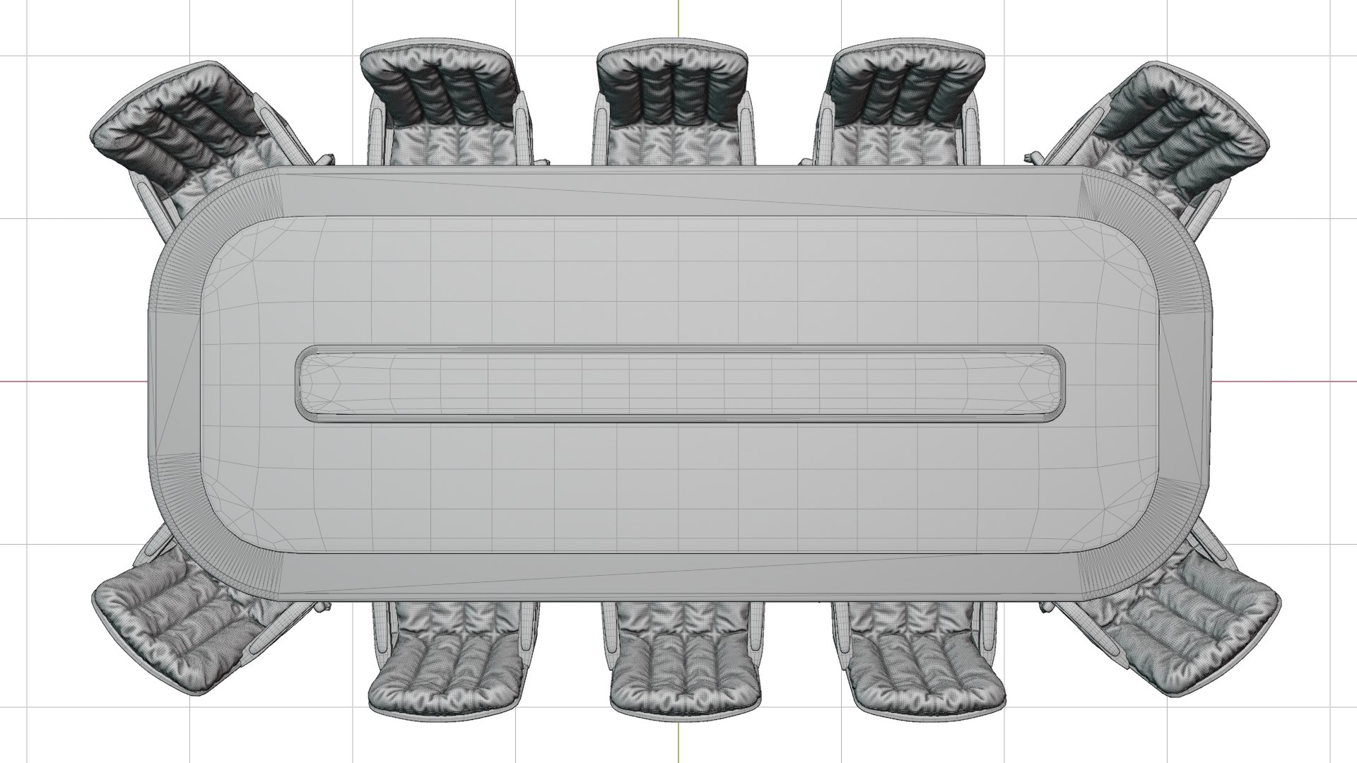 Conference Table And Chairs 3D - TurboSquid 2101588