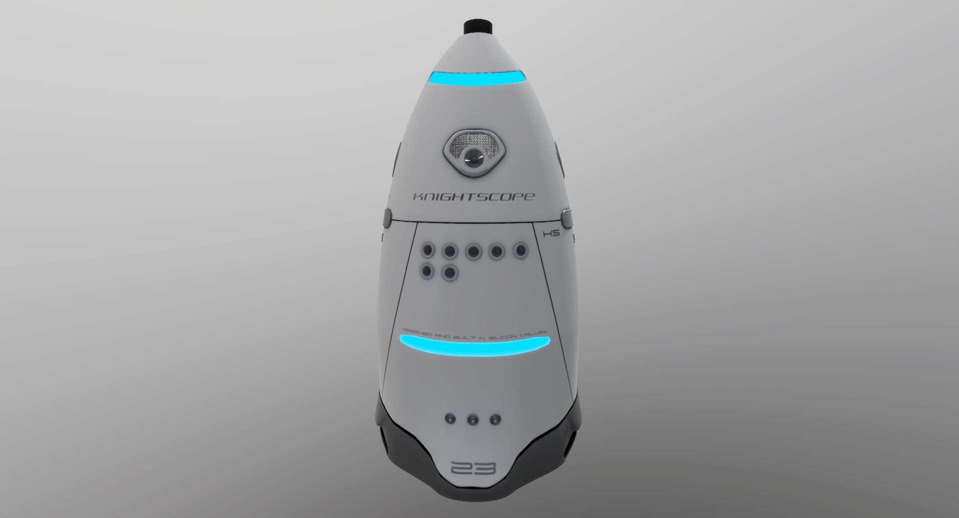 3D Robot K5 Knightscope Model - TurboSquid 1255462