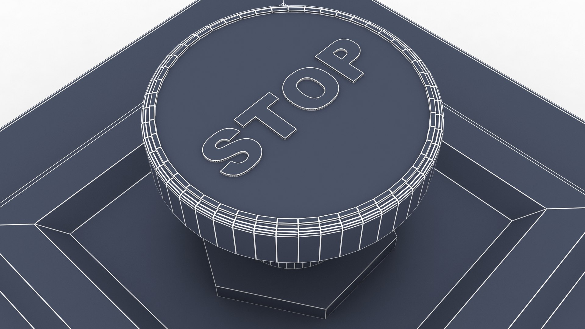 Emergency Panic Button 3D Model - TurboSquid 1538799