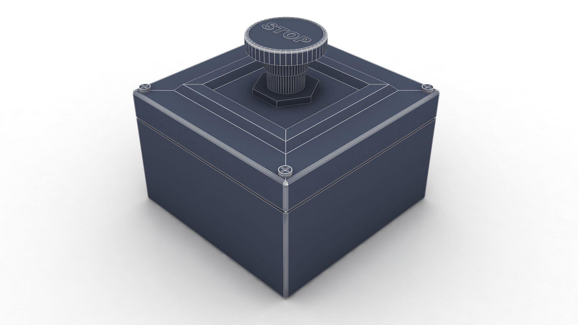 Emergency Panic Button 3D Model - TurboSquid 1538799