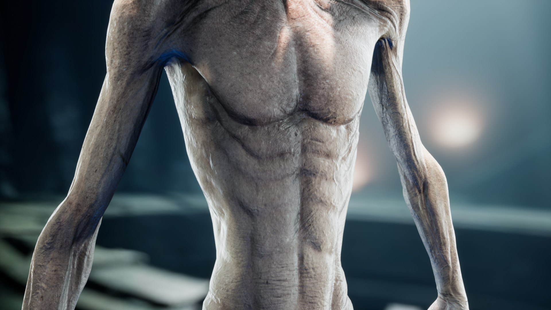 Alien - Grey - Unreal Engine Support 3D Model - TurboSquid 2129503