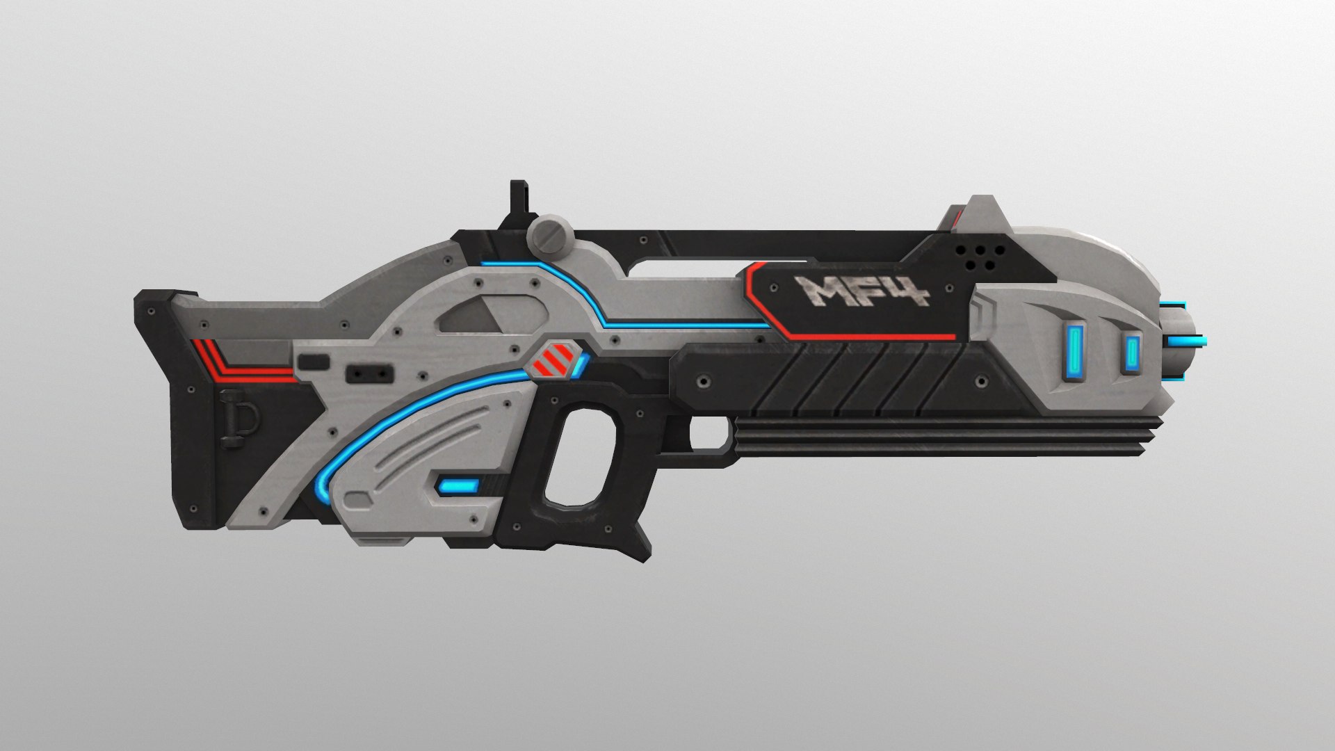 Beam Rifle Level 1 3D Model - TurboSquid 2185593