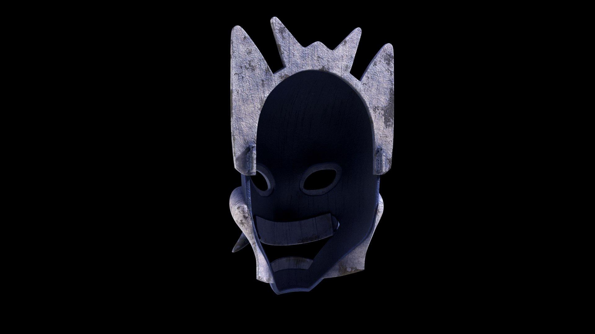 3D Blue Spirit Mask - TurboSquid 1953094