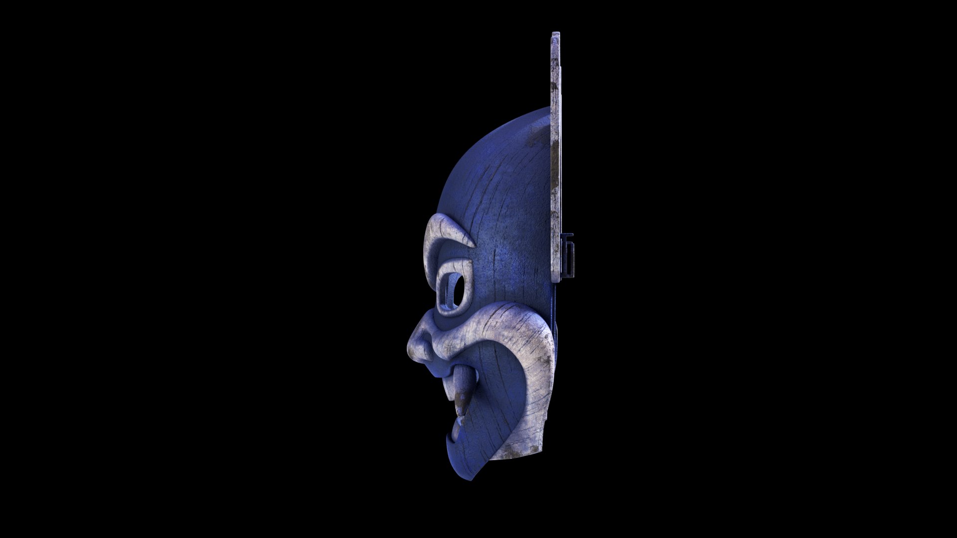 3D Blue Spirit Mask - TurboSquid 1953094