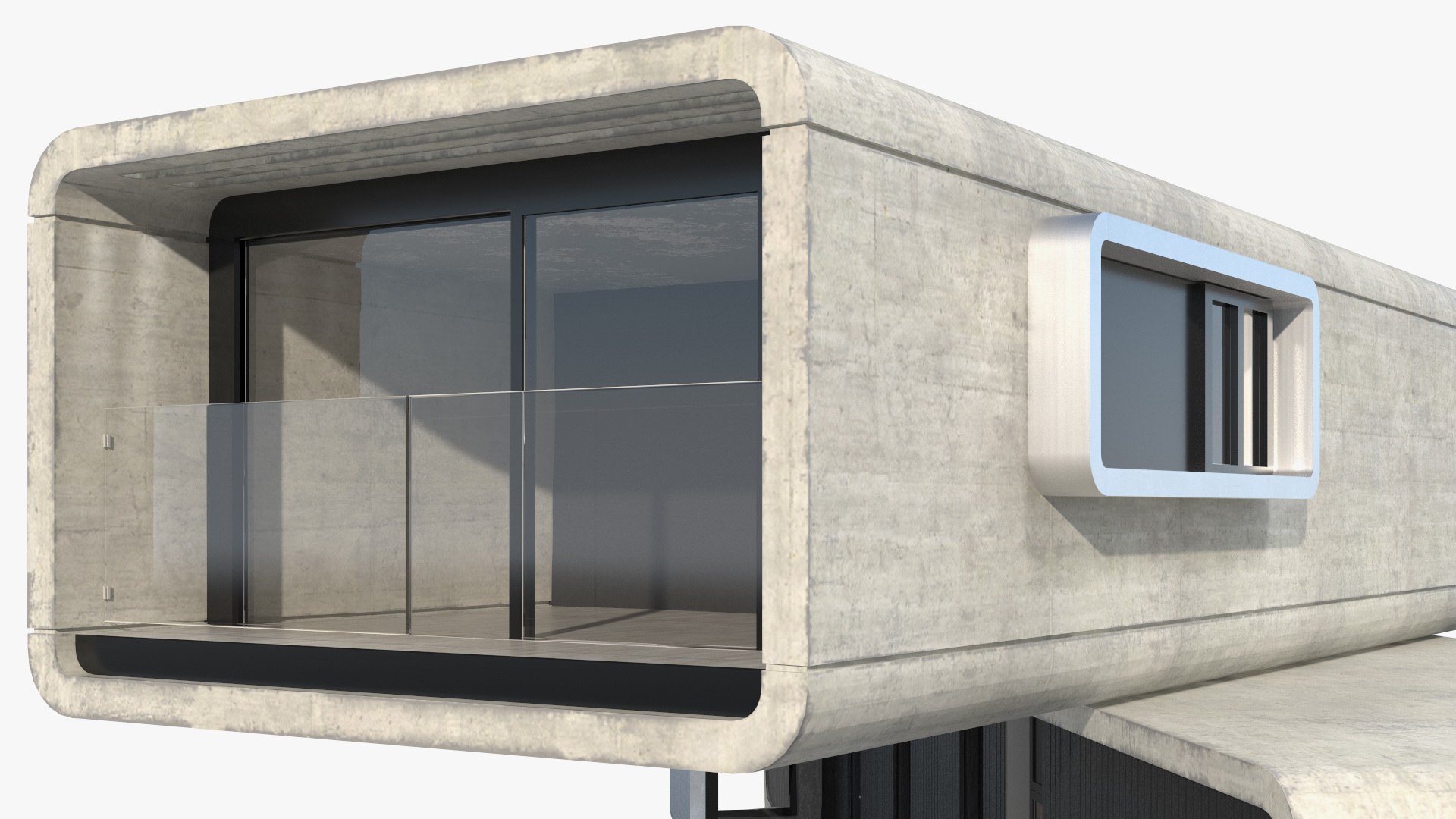3D model Concrete Modernist House - TurboSquid 2020868
