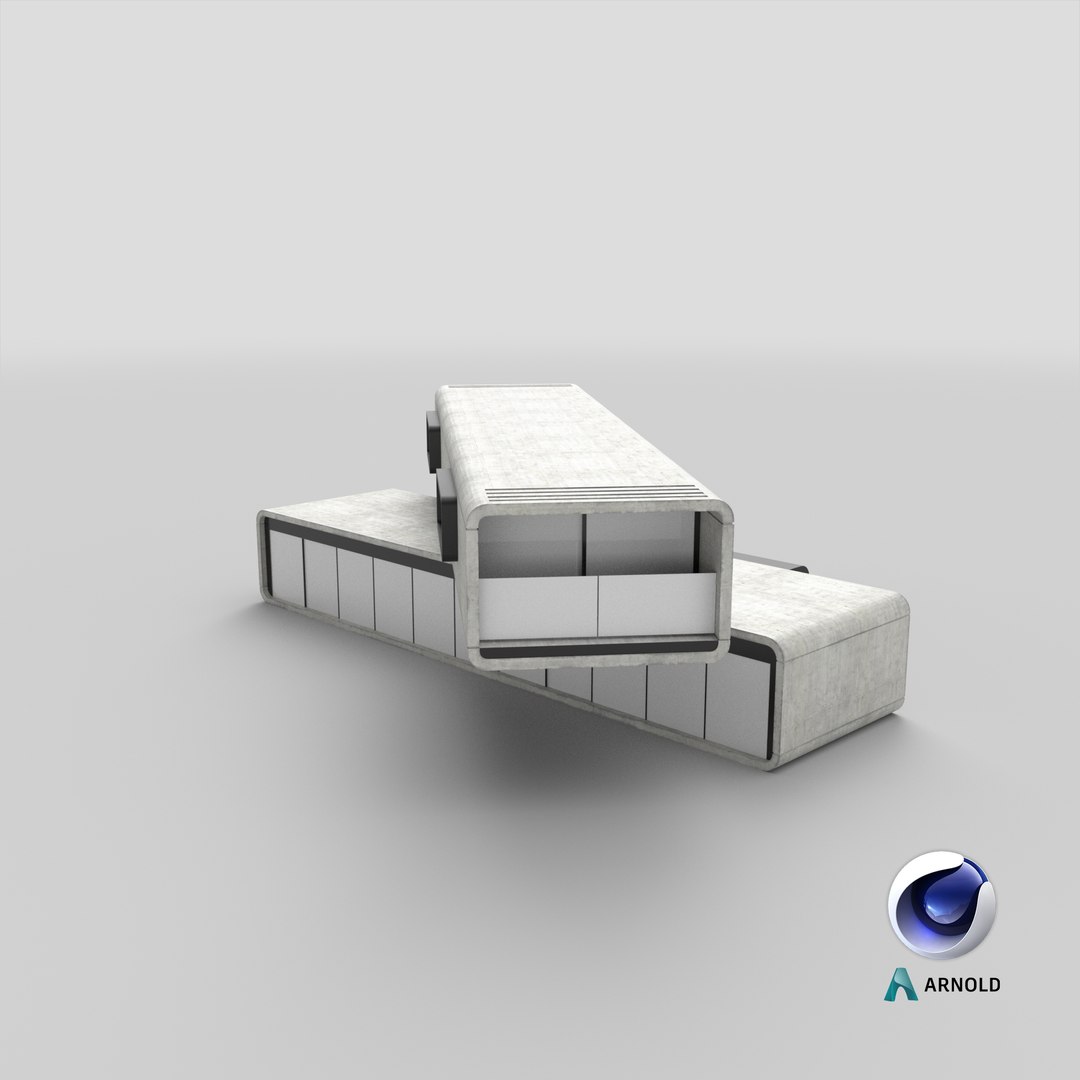 3D model Concrete Modernist House - TurboSquid 2020868
