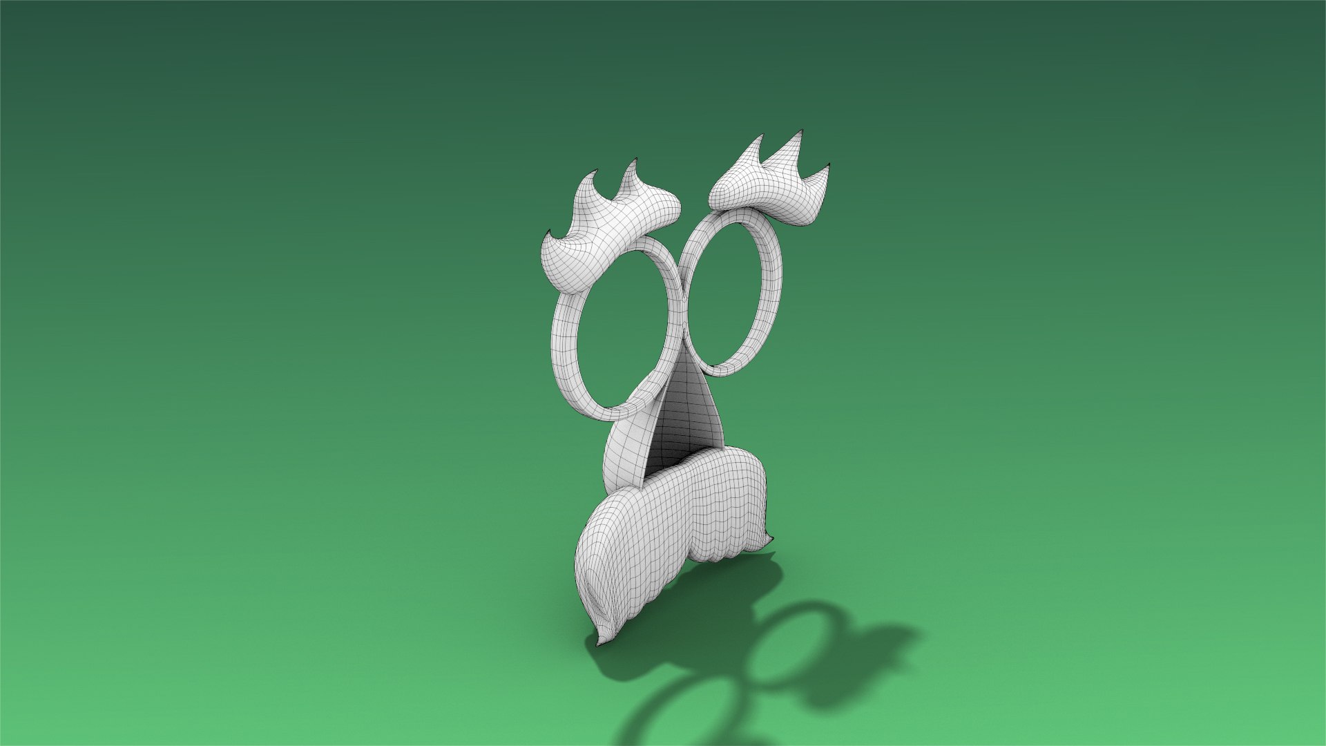 Low-poly Nose Glasses 3D Model - TurboSquid 1638844