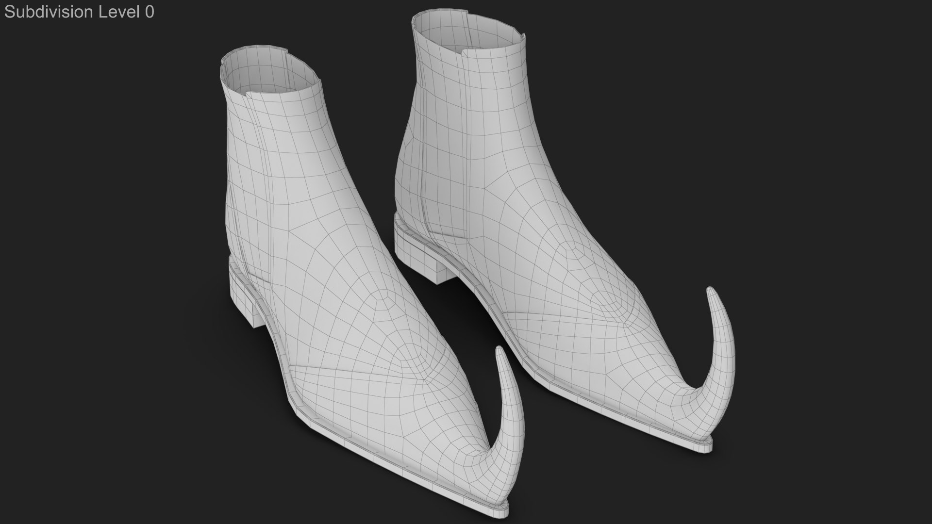 Witch Boots 3D - TurboSquid 2091831