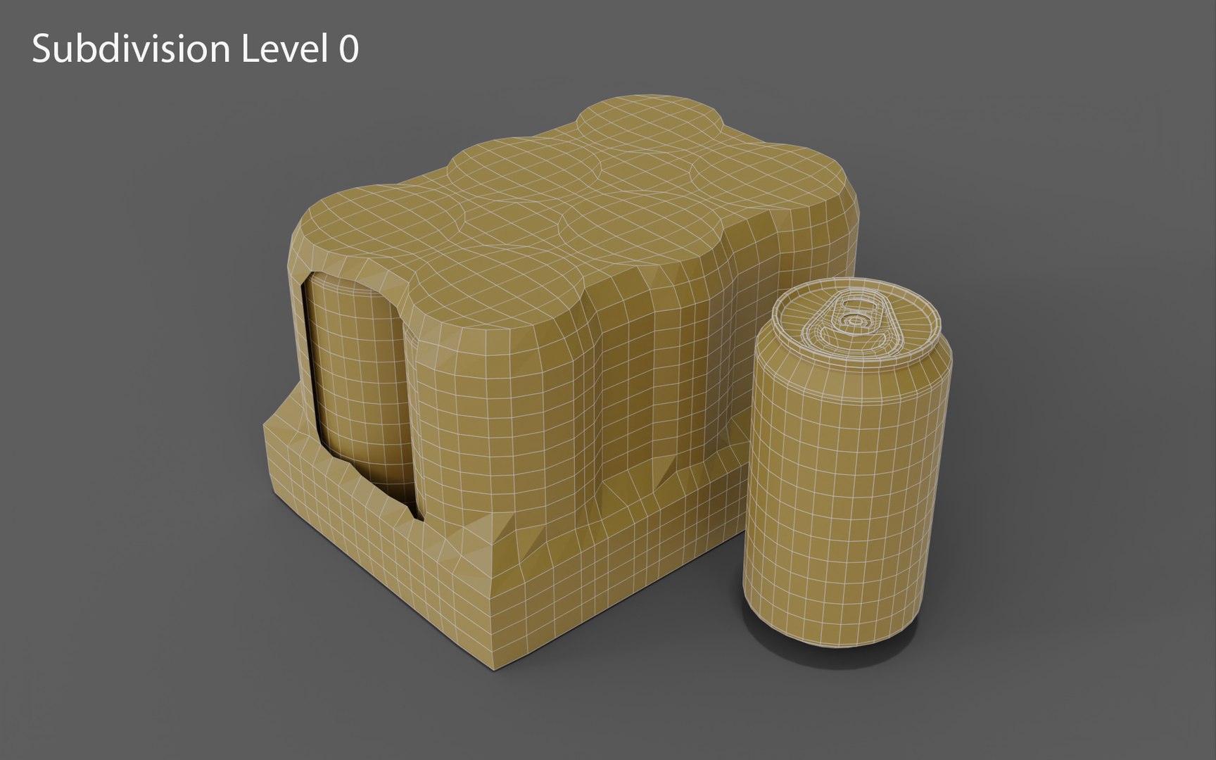 Red Soda Can Pack Of 6 3D - TurboSquid 2087365