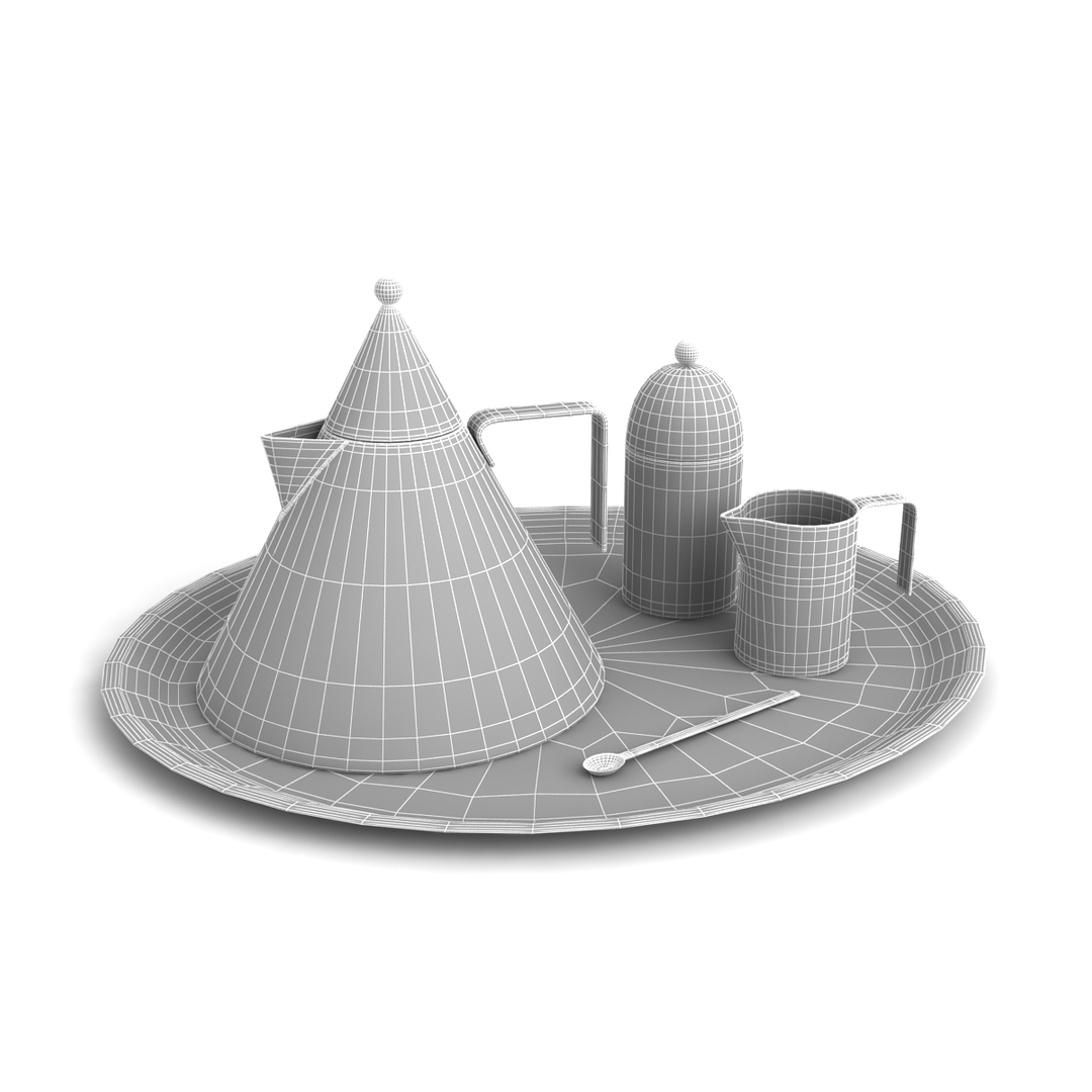 3d model kettle aldo rossi
