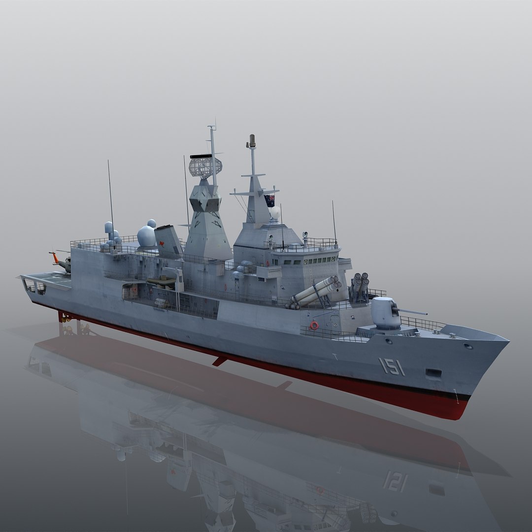 royal australian navy anzac 3d model