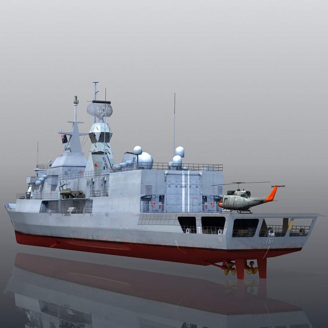 royal australian navy anzac 3d model