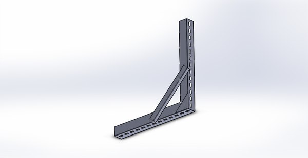 modelo 3d Soporte de pared estándar de SolidWorks - TurboSquid 1241419