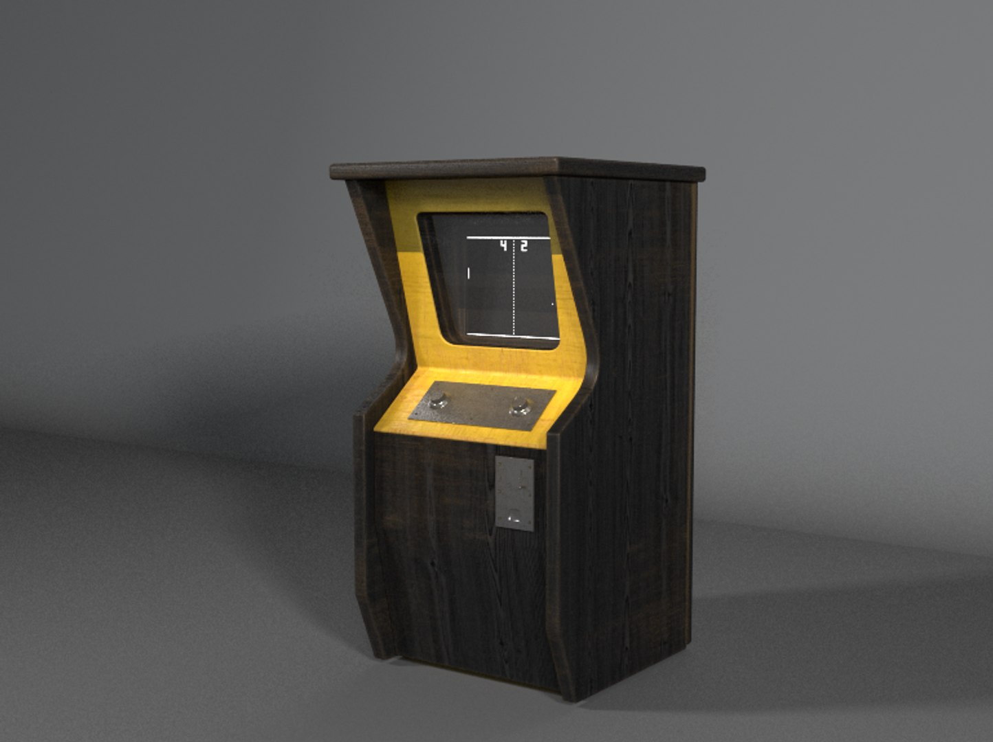 Retro Computer 3d Obj