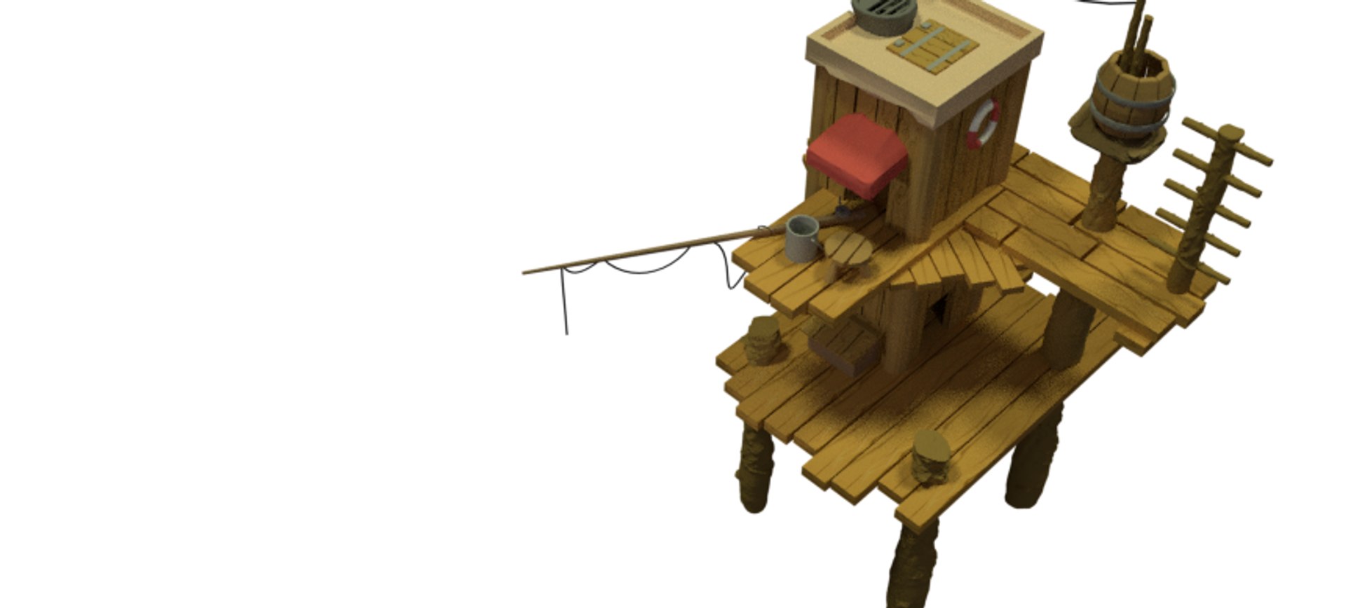 3D Model Sea House - TurboSquid 1393113
