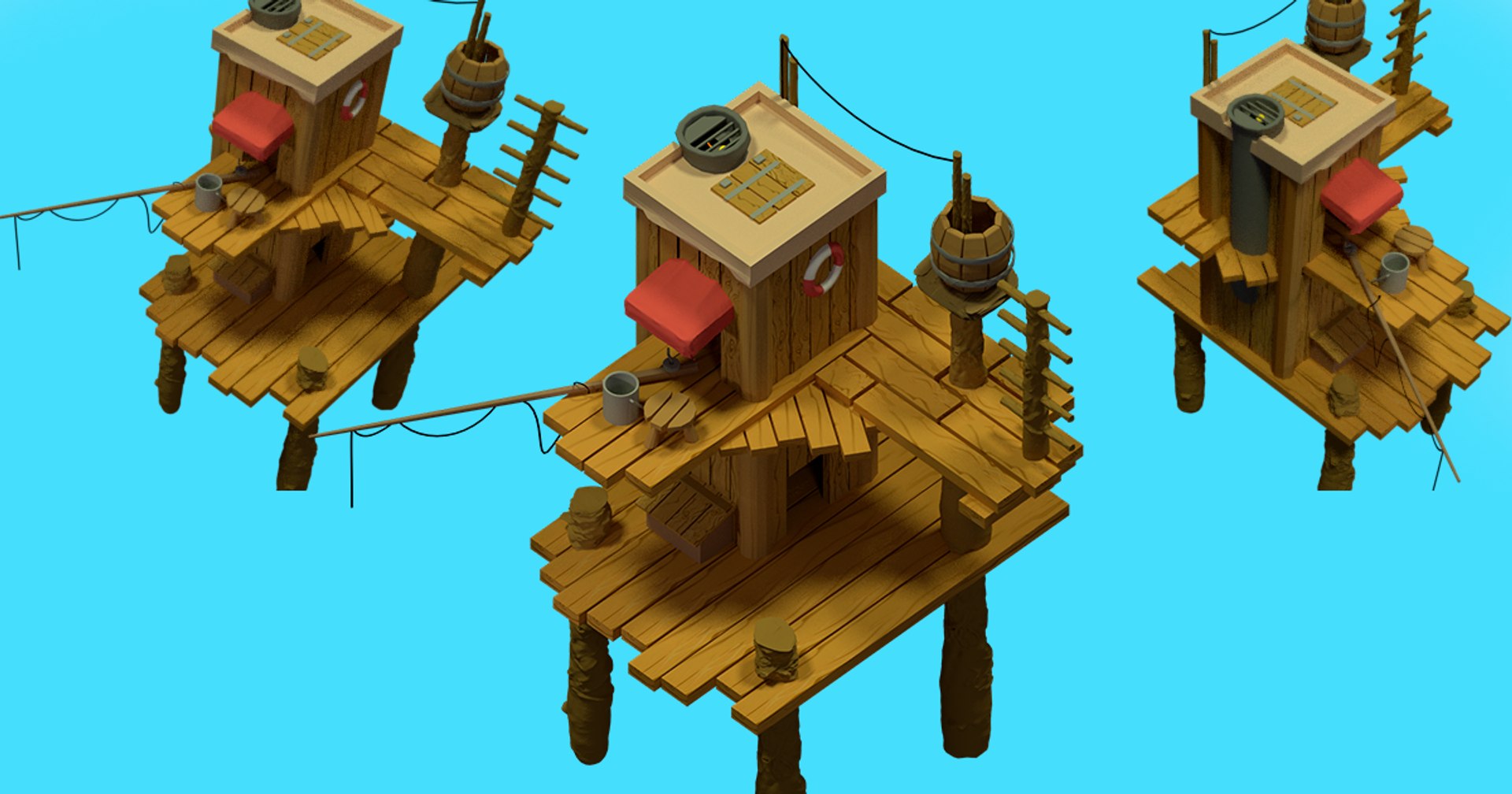 3D Model Sea House - TurboSquid 1393113