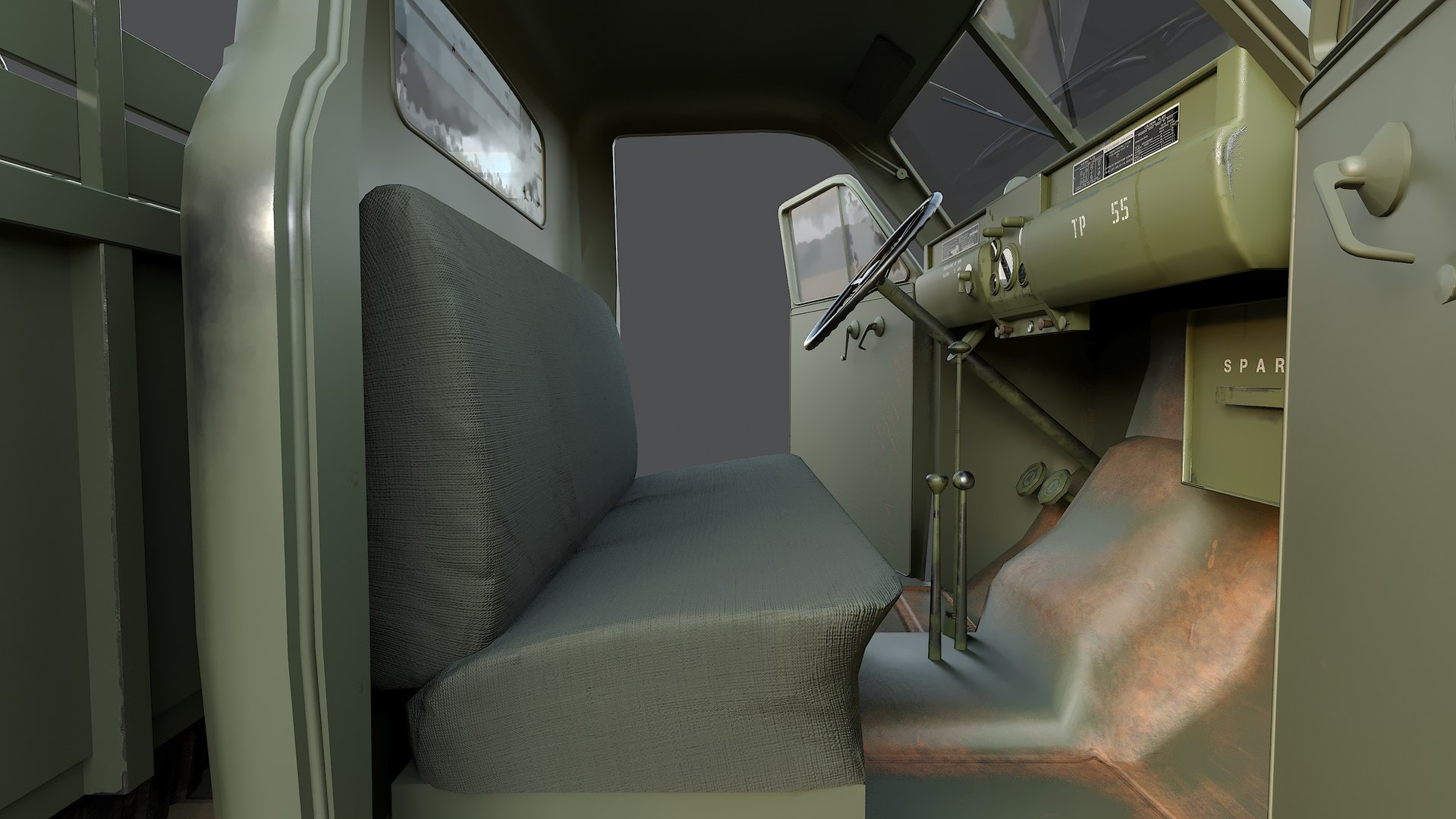 3D Studebaker Us6 Model - TurboSquid 1708378