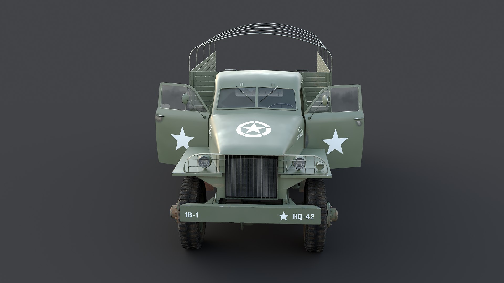 3D Studebaker Us6 Model - TurboSquid 1708378