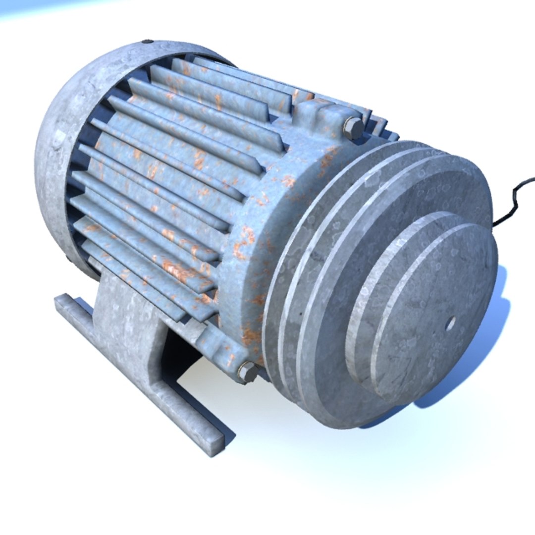 3d Engine Motor Model