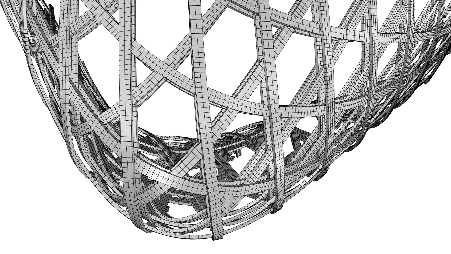 3D Parametric Organic Wooden Structure 02 - TurboSquid 2413025