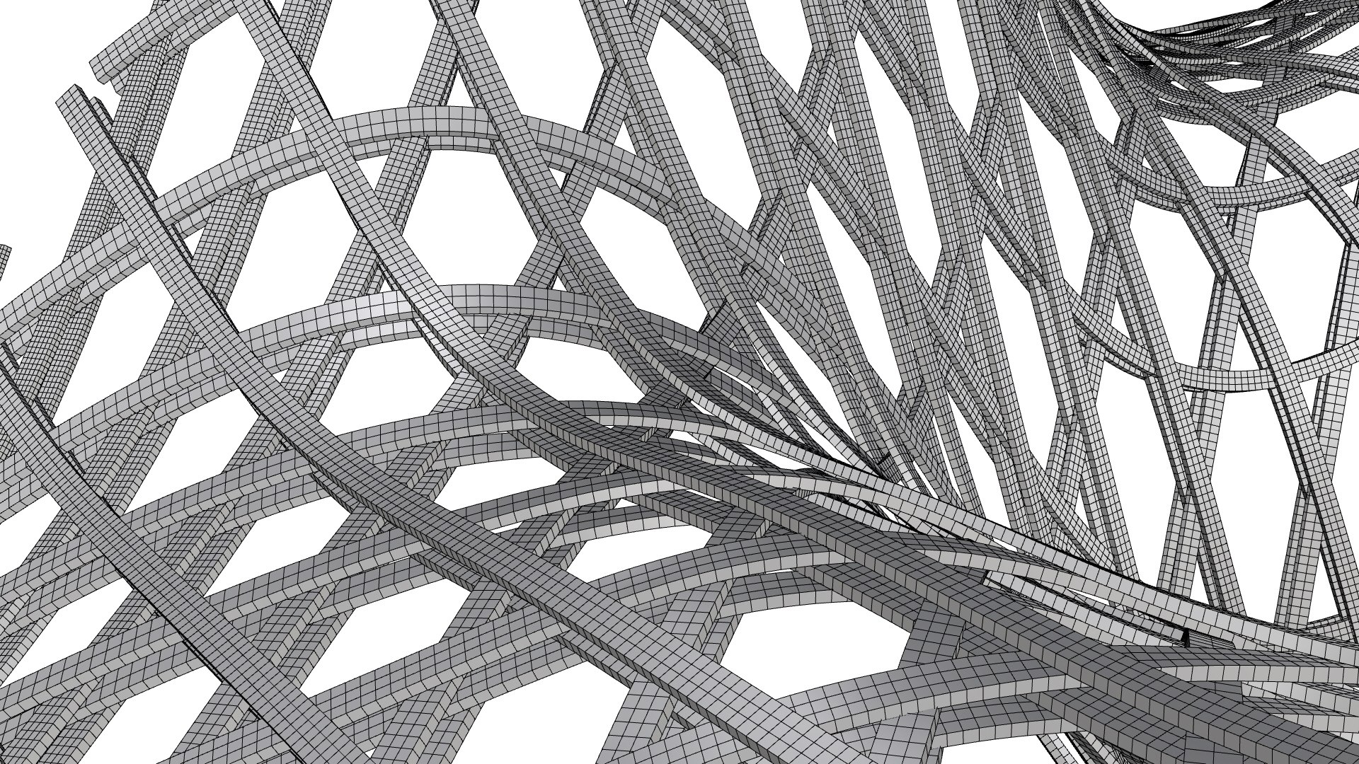 3D Parametric Organic Wooden Structure 02 - TurboSquid 2413025