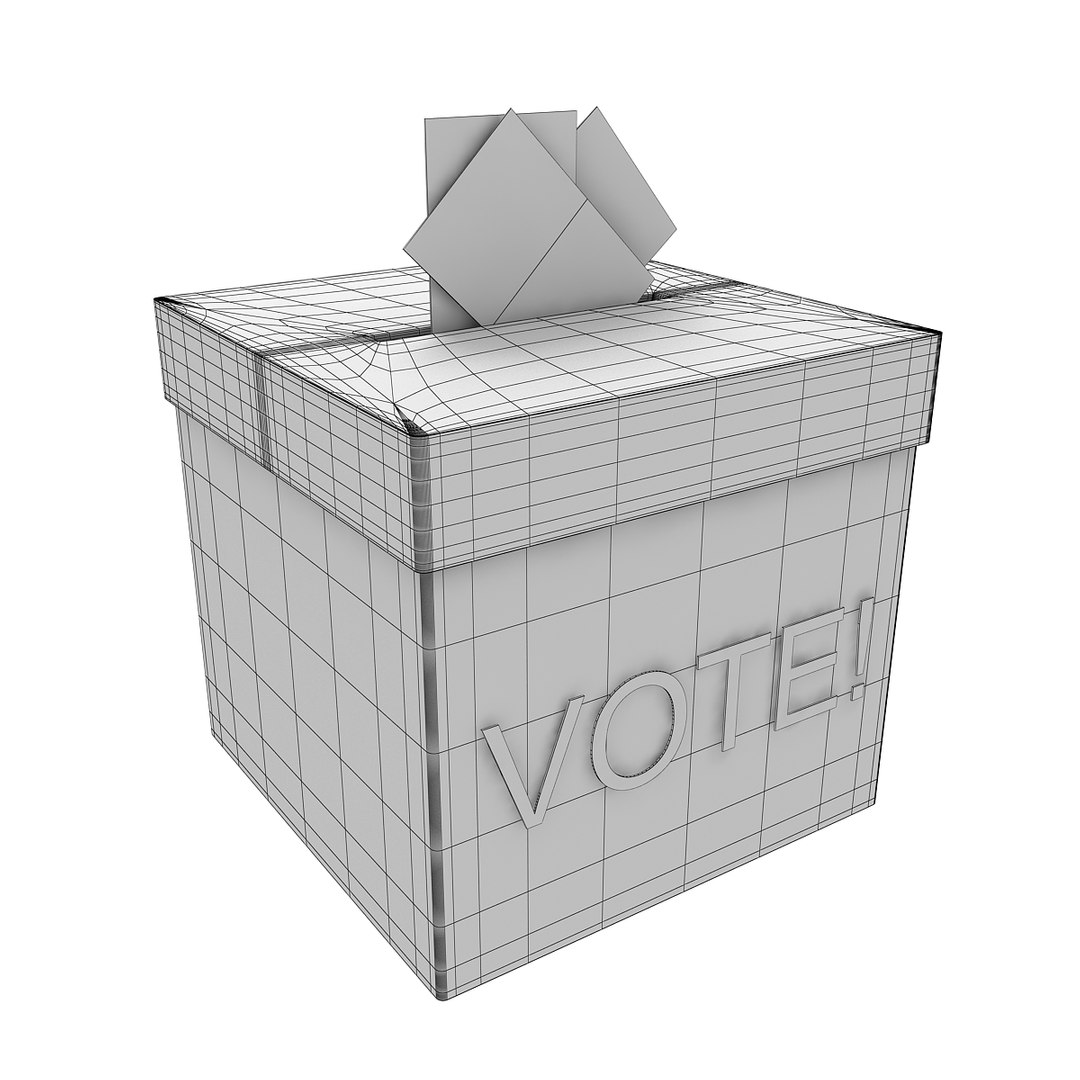 3D Box Voting - TurboSquid 1348043