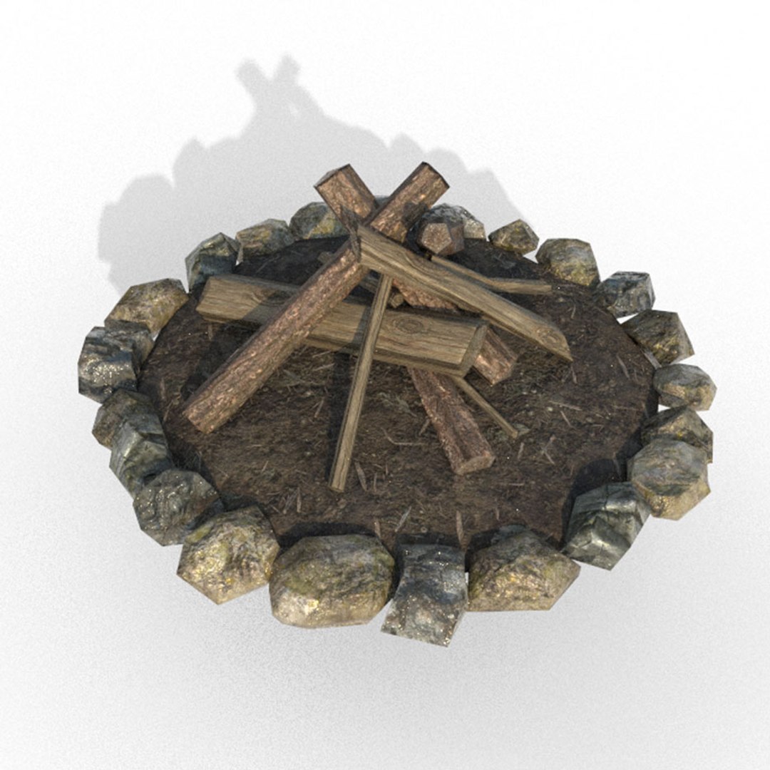 3D Bonfire Flaming Model - TurboSquid 1187821