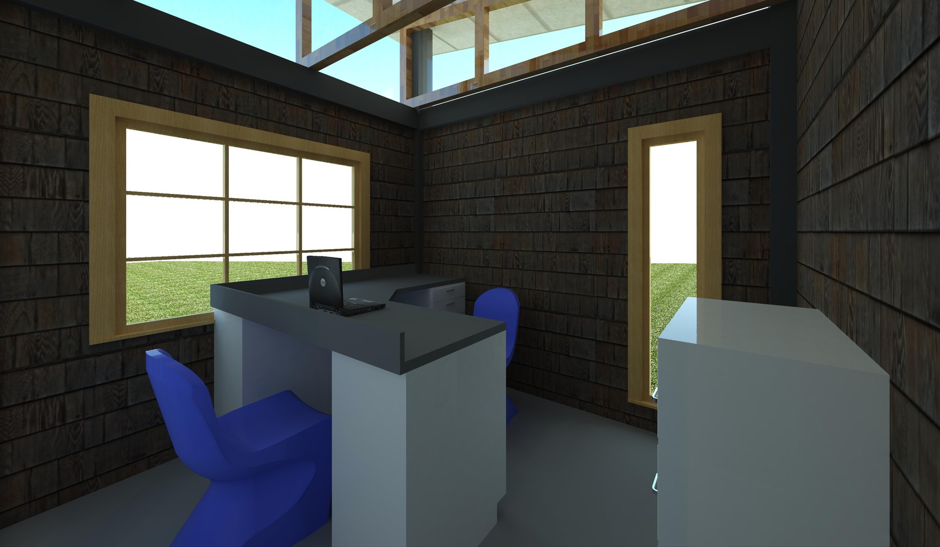 3D Modern Office Space - TurboSquid 1285731