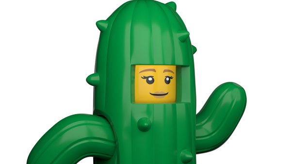 3D Lego Cactus Girl 3d Model model - TurboSquid 1733113