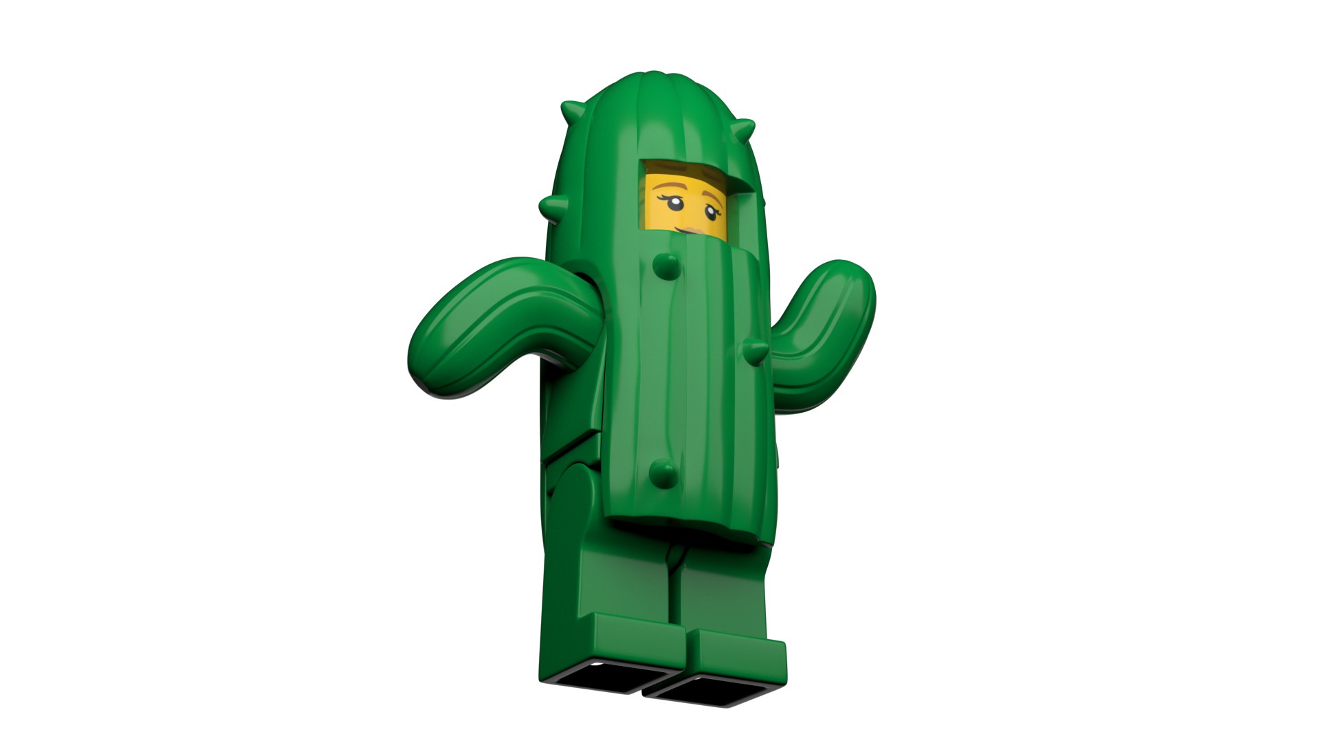 3D Lego Cactus Girl 3d Model model - TurboSquid 1733113
