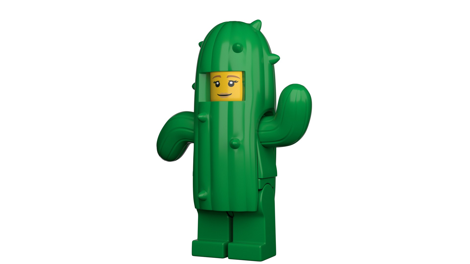 3D Lego Cactus Girl 3d Model model - TurboSquid 1733113