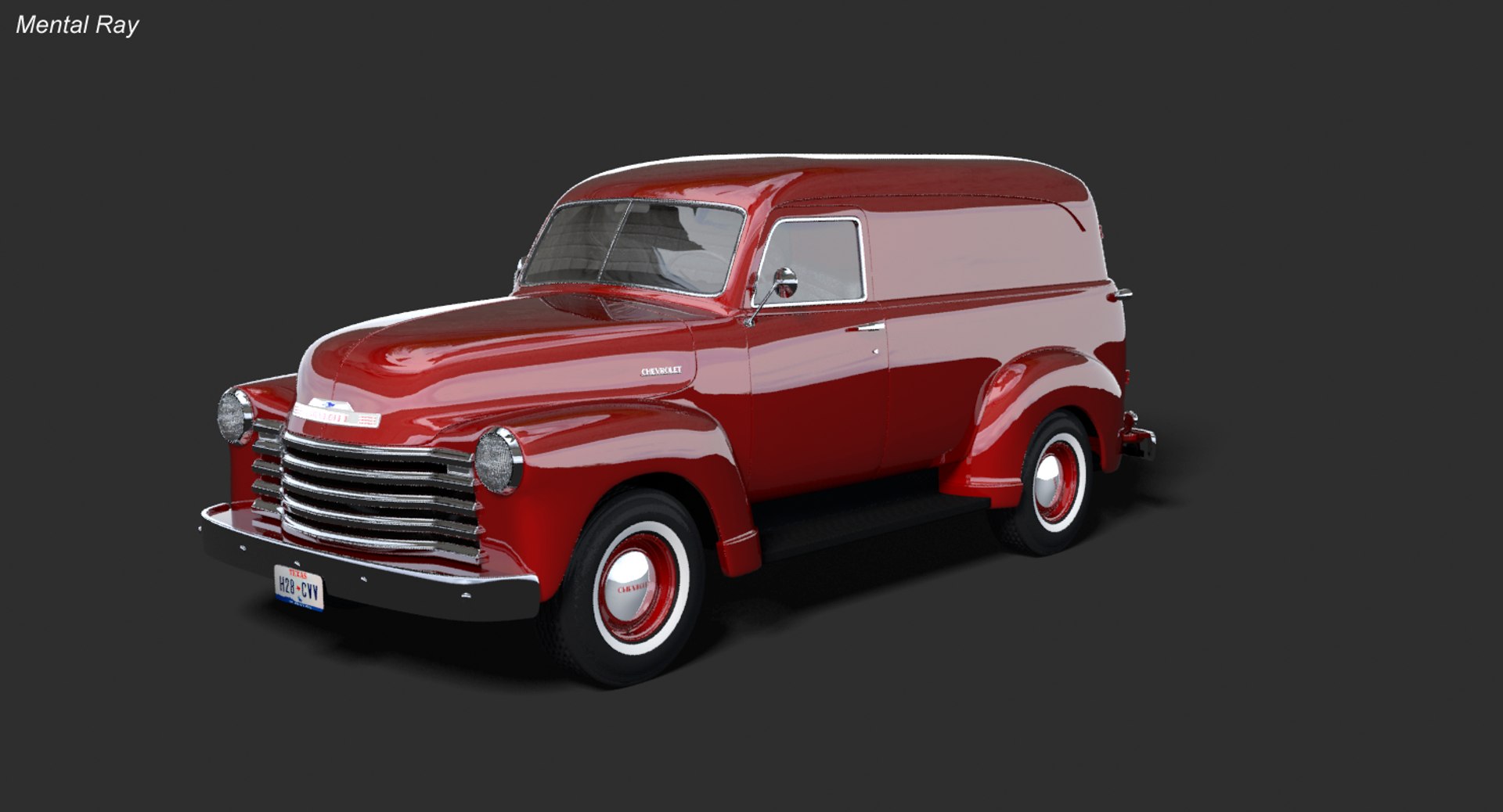 3D Chevrolet Panel Van 1951 - TurboSquid 1354154