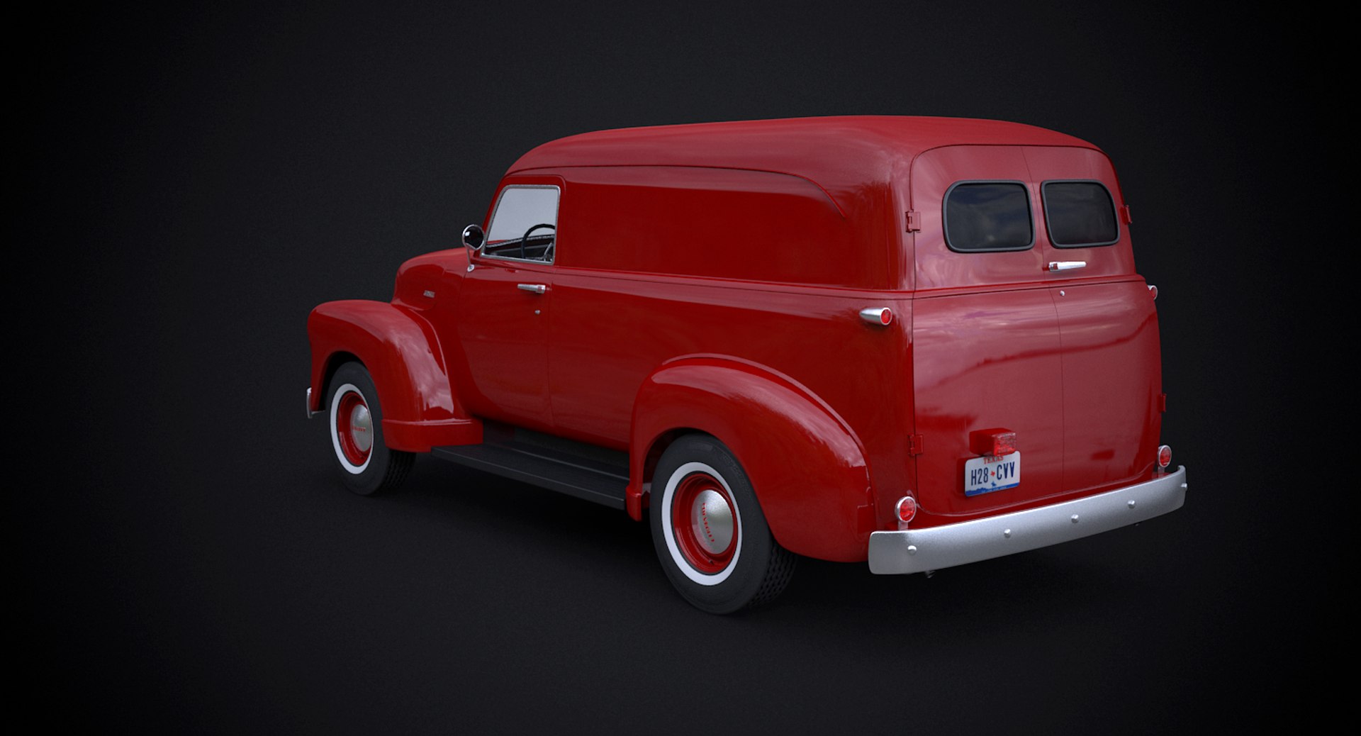 3D Chevrolet Panel Van 1951 - TurboSquid 1354154
