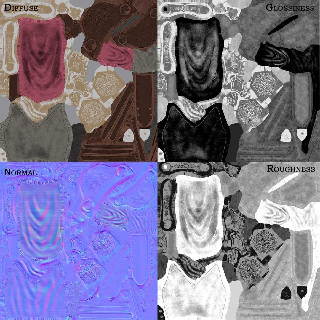 3D Golden Armor - TurboSquid 1219762