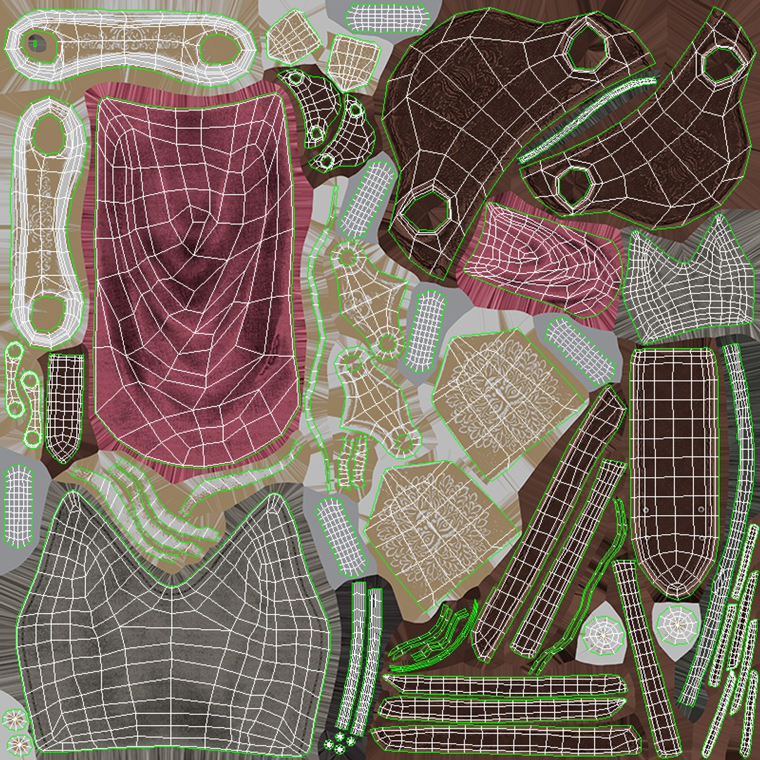 3D Golden Armor - TurboSquid 1219762