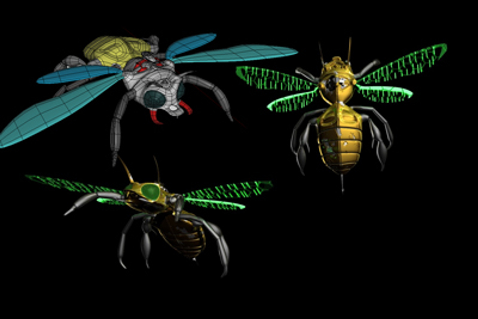 mechanical bee 3d 3ds