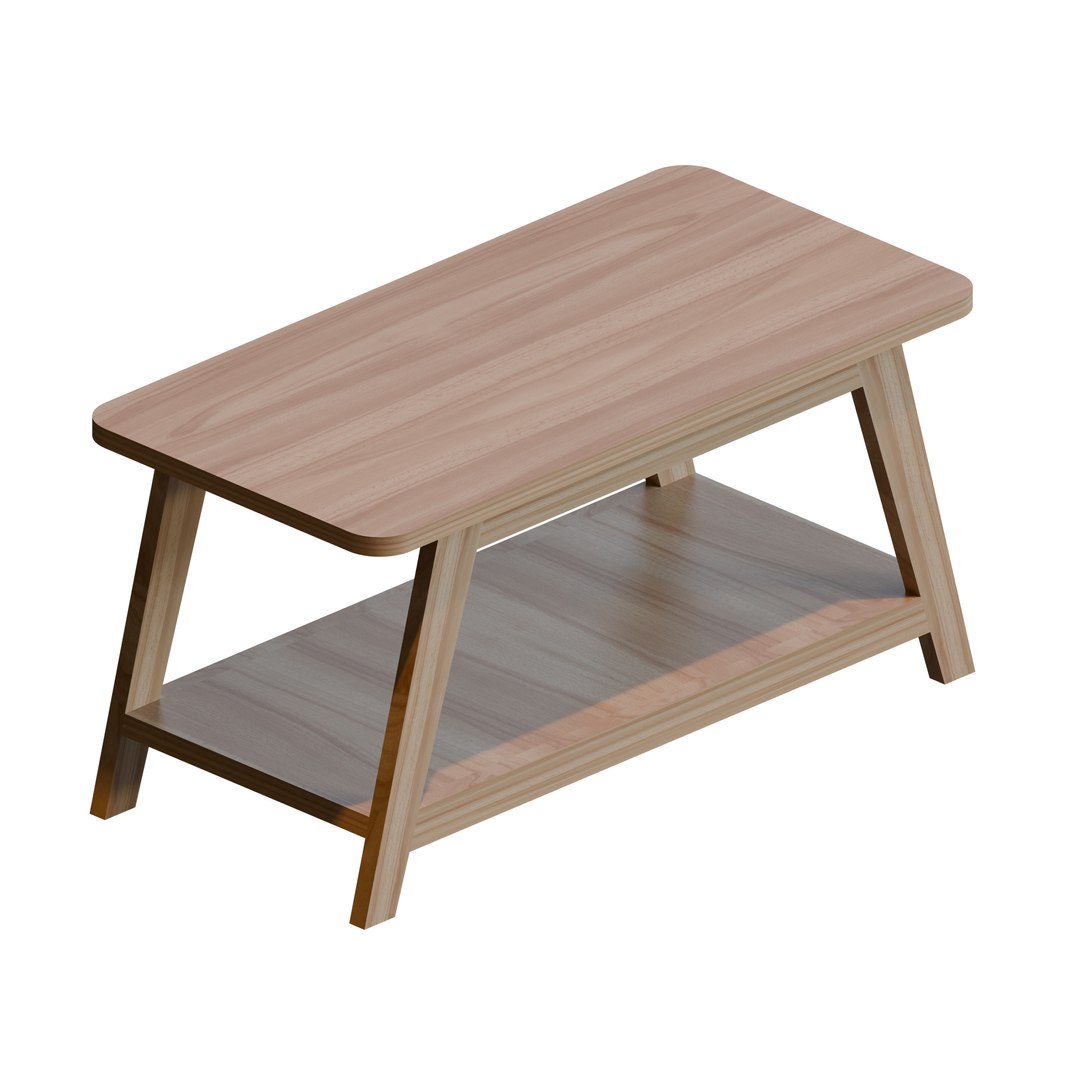 3D Coffee Table Model - TurboSquid 2220066