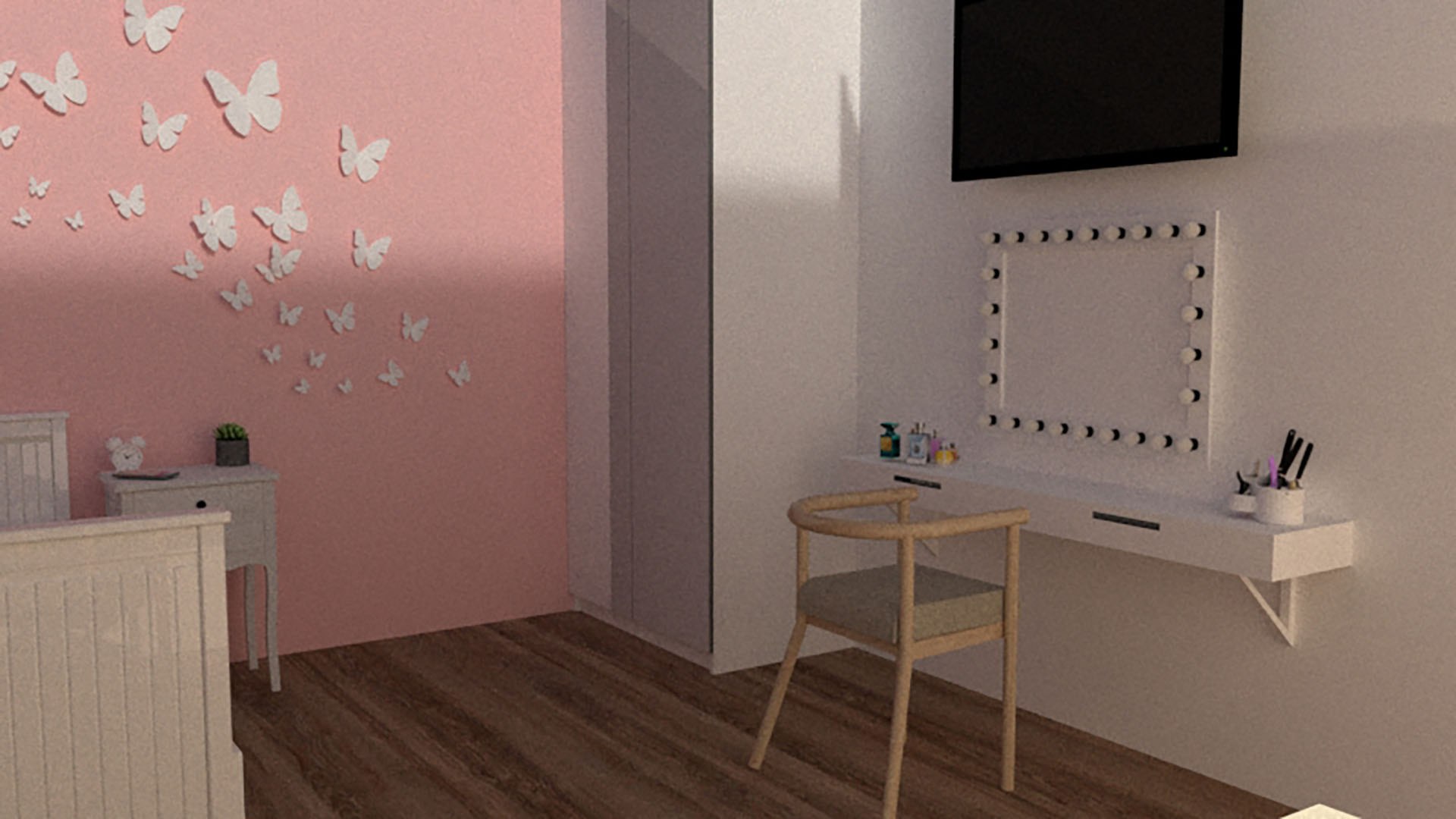 3D Model Small Girl Room - TurboSquid 1970562
